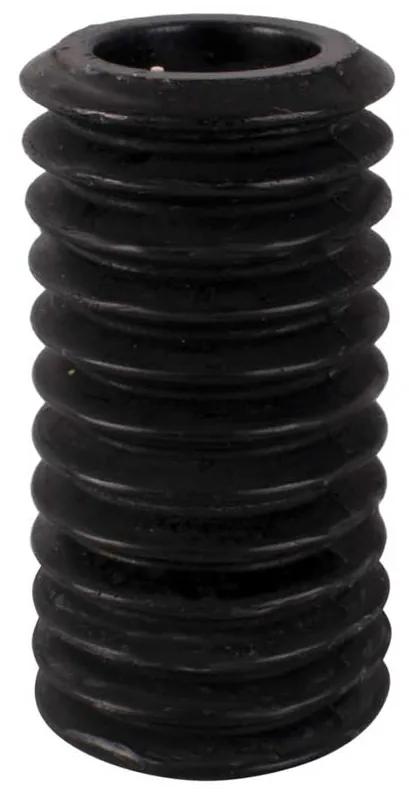 PRESENT TIME Černá svíčka Layered – velká 7,5 x 15 cm