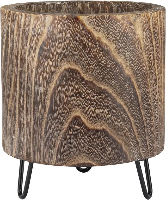XXXLutz OBAL NA KVĚTINÁČ dřevo, 25/22/22 cm - Květináče a obaly na květináče - 001131031502