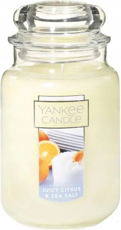 Yankee Candle Large Jar Juicy Citrus & Sea Salt vonná svíčka 623 g
