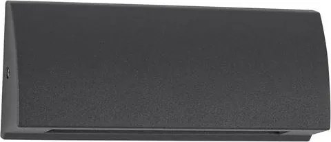 NV 9018062 Venkovní nástěnné svítidlo LIV tmavě šedý hliník a skleněný difuzor LED 3.5W 3000K 200-240V 120st. IP54 - NOVA LUCE