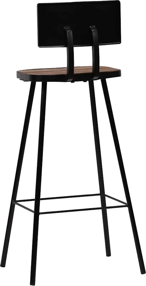 Barové židle 4 ks masivní recyklované dřevo 245391