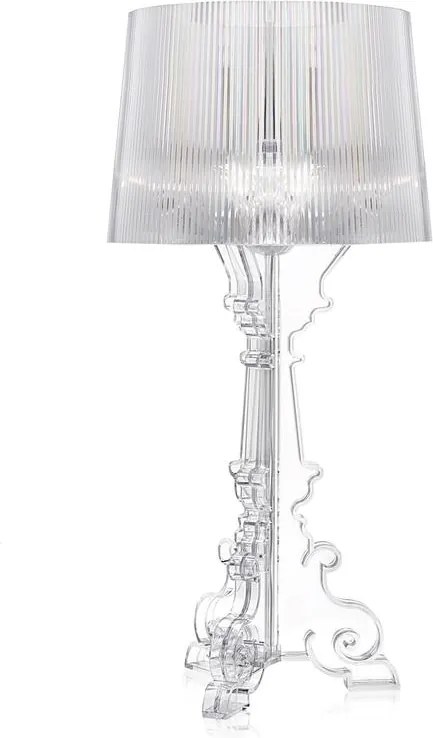 Kartell - Stolní lampa Bourgie - transparentní