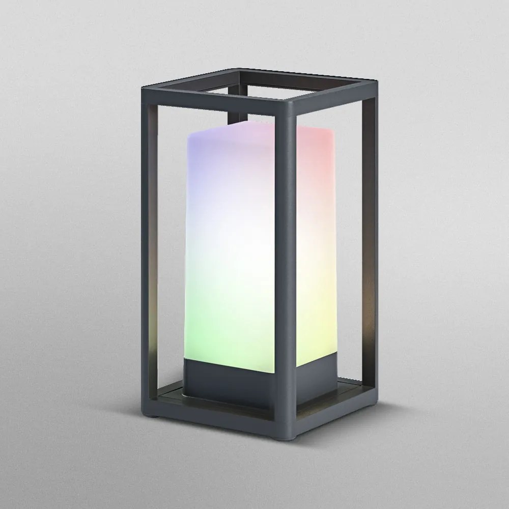 Chytrá stolní lampa / externí nabíječka TABLE RGB + teplá bílá
