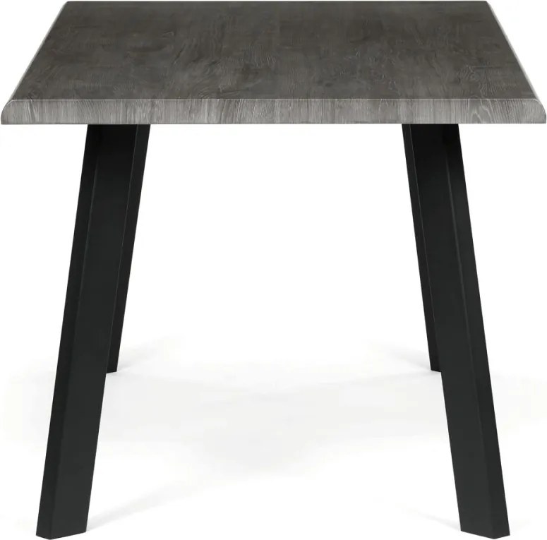Jídelní stůl HT-F4516 GREY, mdf, šedý dub (160 x 90) cm hnědá