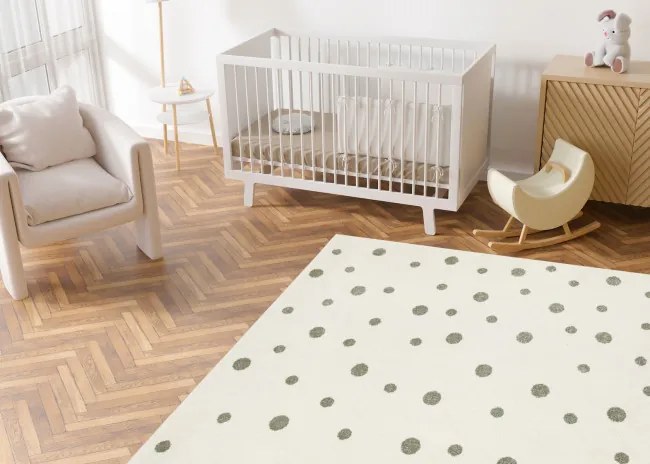 Koberec Tanami Kids C7217A krémový / měděný