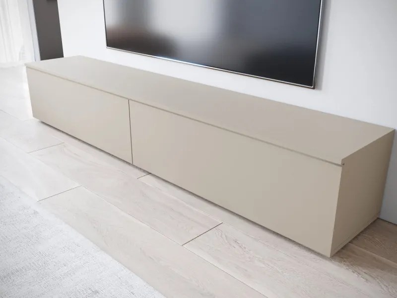 TV stolek Dlone 180, Barva: kašmírová béžová, Osvětlení: bez osvětlení