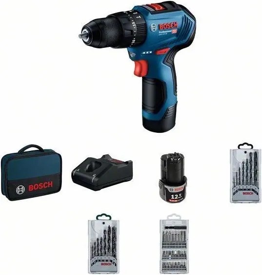 Bosch AKU kombinovaný šroubovák GSB 12V-30 06019G9101