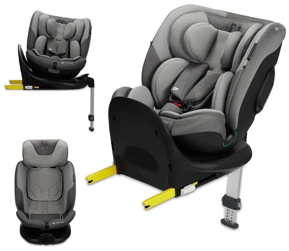 Kinderkraft Autosedačka i-Fix 40-150 cm Kinderfraft select Cool grey