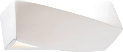 Nástěnné keramické svítidlo SOLLUX Sigma mini E27 1x60W bez zdroje SL.0229 bílá
