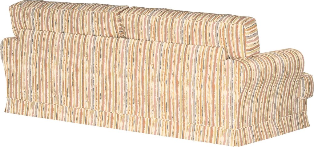 Potah na pohovku IKEA Ekeskog rozkládací barva béžová látka pletený vzor, vzorované