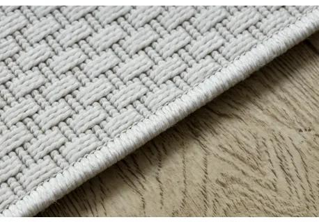 koberec TIMO 6272 SISAL venkovní bílý velikost 80x300 cm | krásné koberce cz