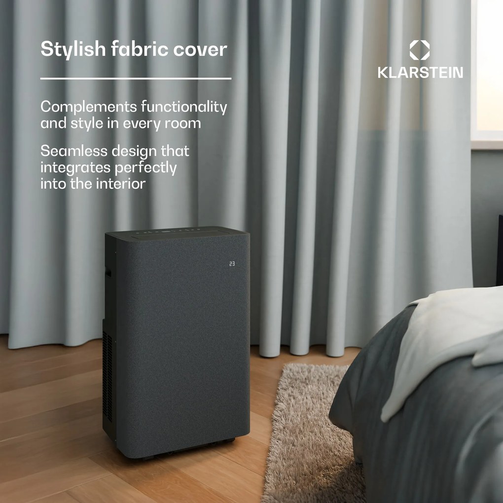 Klarstein AireLux přenosná klimatizace, 14000 BTU, Smart Control, Moderní