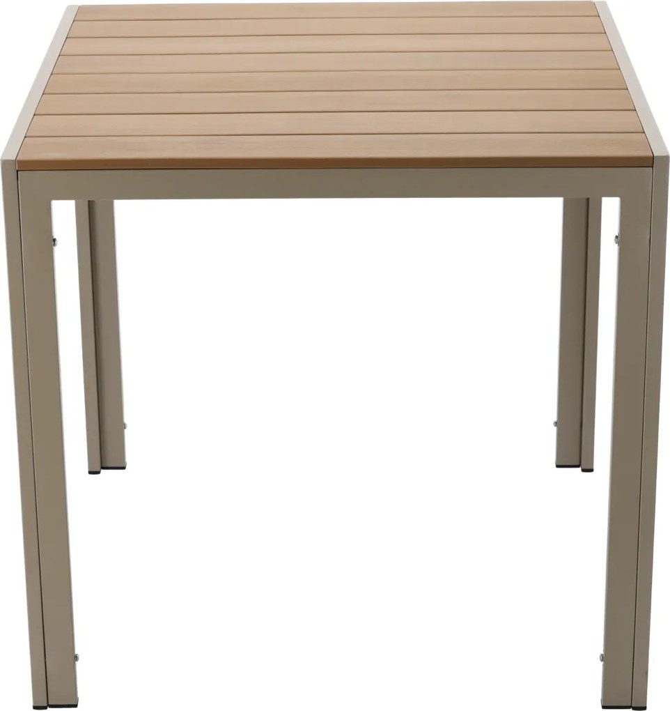 Zahradní stůl Devon 80 cm béžový