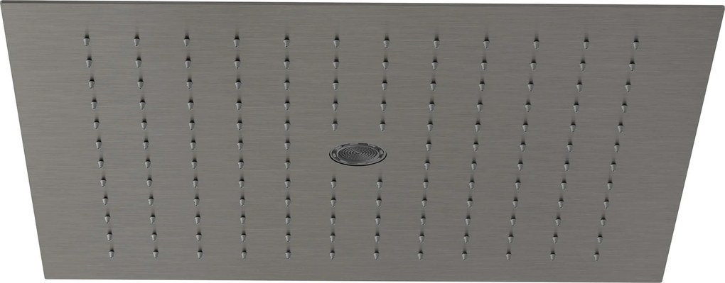 Kludi Asana - Hlavová sprcha, 44x44 cm, 2 proudy, broušený Gunmetal 69420N2-00
