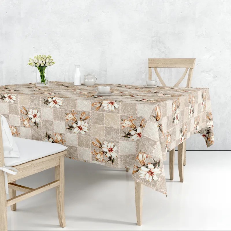 Ubrus PVC DE-118A - Liliová elegance (různé velikosti)