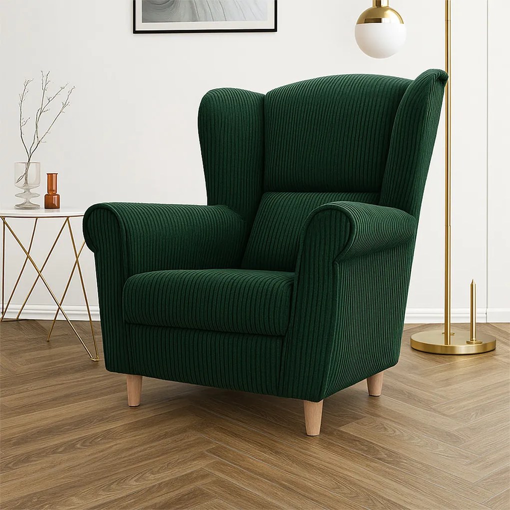 IDZ Křeslo LOFT 1 Barva látky: Krémová (Poso 02)