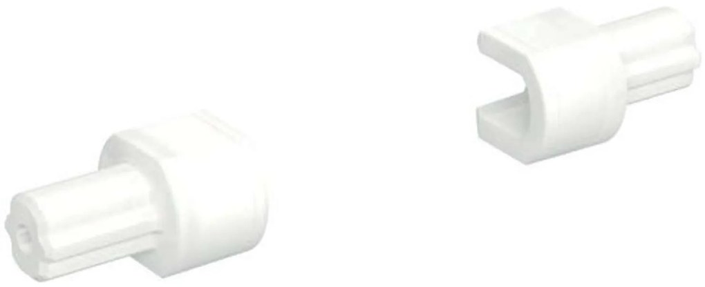 Geberit AquaClean - Sada čepů pro sedátko Sela, alpská bílá, 2 ks 242.876.00.1