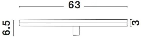 LED nástěnné svítidlo Vanese 63
