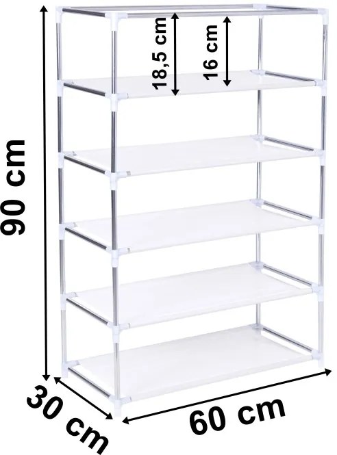 Botník MONA Maroko šedý / bílý