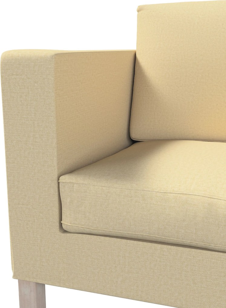 Potah na pohovku IKEA Karlanda 2-místná, krátký barva béžová látka lesklé, pletený vzor