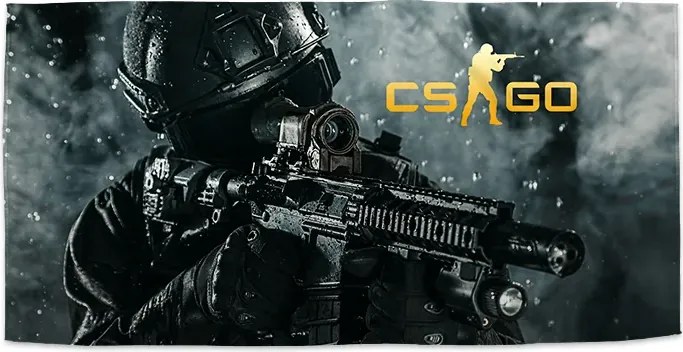 Sablio Ručník CS:GO Voják 1 - 50x100 cm