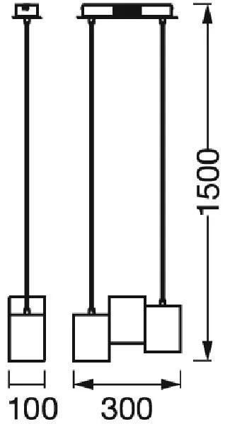Ledvance - LED Stmívatelný lustr na lanku DECOR WOOD 3xLED/7W/230V Wi-Fi
