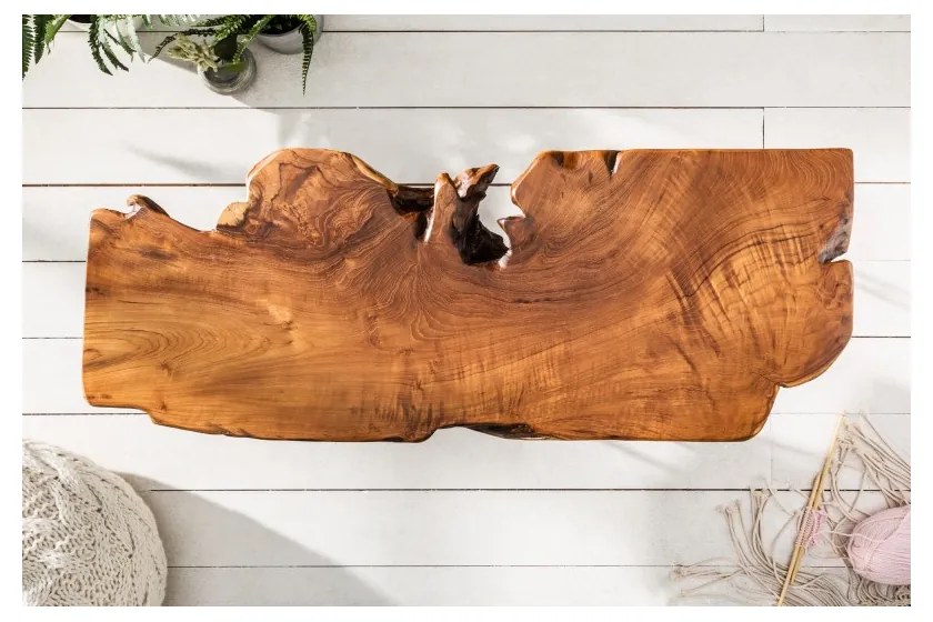 Massive home | Odkládací stolek WILD 100 CM masiv teak