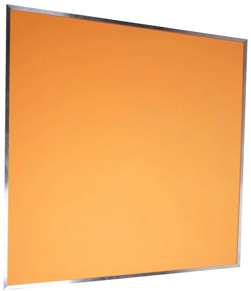 VYLEN Pěnová nástěnka s hliníkovým rámem 100 x 100 cm Barva: 90 Černá