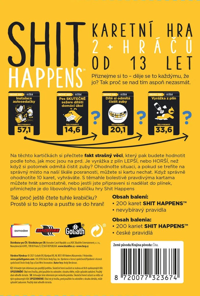 ASMODEE Hra Shit Happens Rodičovské trable (rozšíření) *SPOLEČENSKÉ HRY* go932367cz