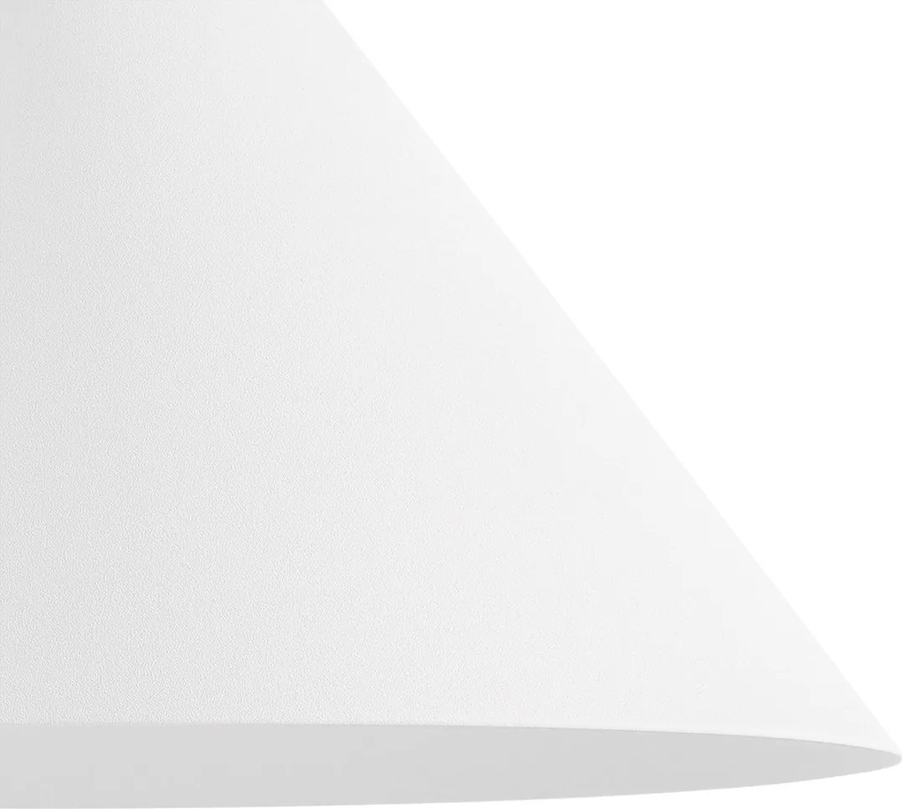 Nástěnné svítidlo Capital, 1x bílé kovové stínítko, (fi 21cm), w