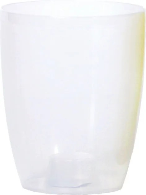 PRO Květináč COUBI ORCHID vysoký bílý transp. mat. 16cm