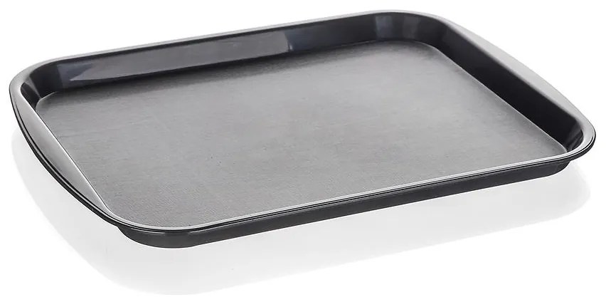 Tác plast Culinaria 35x26x2 cm černý 12824011