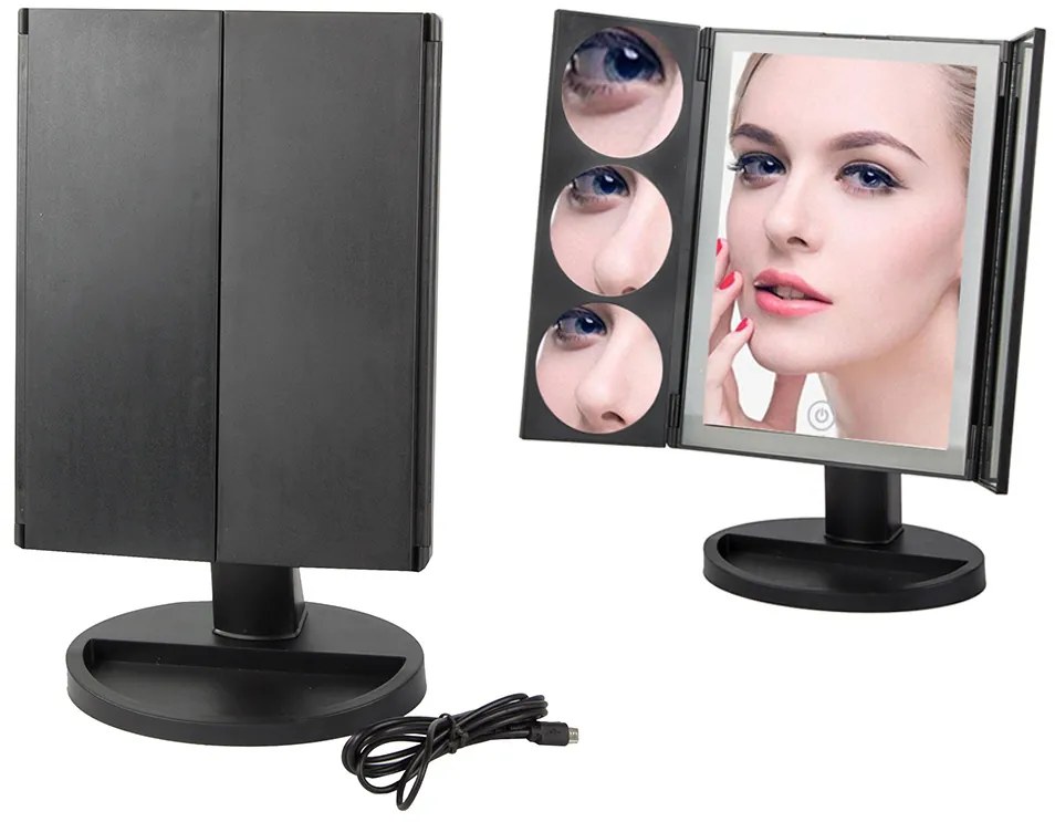 Verk Group Led make-up zrcadlo zvětšující 3x 5x 10x