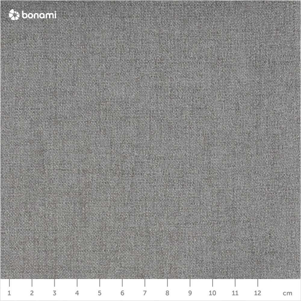 Šedá čalouněná dvoulůžková postel bez roštu 140x200 cm Mattis – Meise Möbel