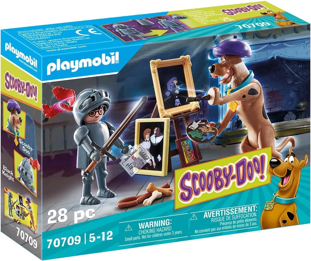 Stavebnice playmobil scooby-doo! dobrodružství s black knight