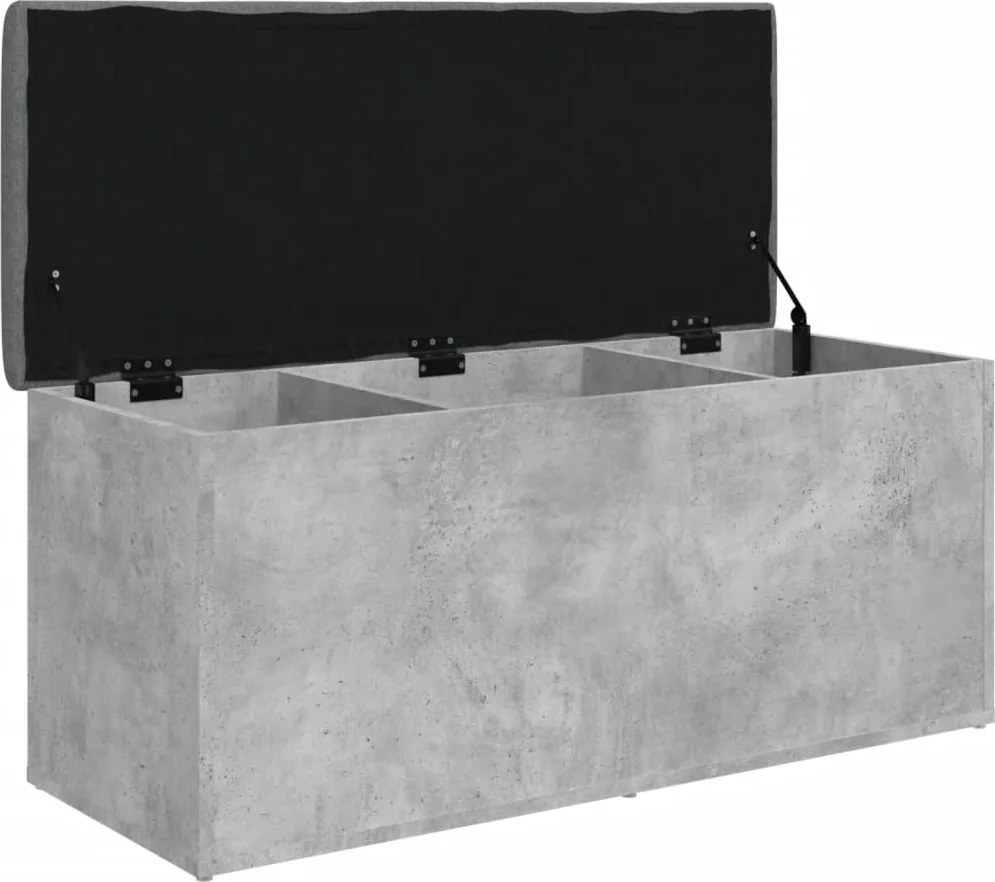 vidaXL Úložná lavice 102 x 42 x 45 cm kompozitní dřevo [835055] Barva: dub sonoma