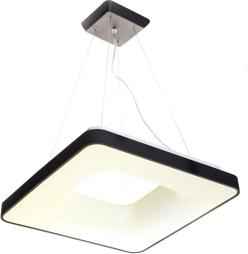 LED závěsné svítidlo L/00303 50x50cm černé