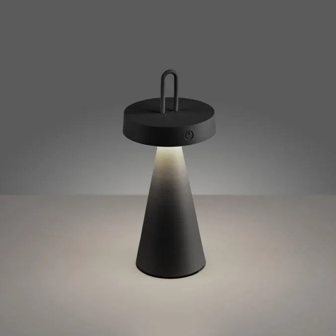 LD 19302-18 ALWA LED stolní lampa na baterie černá stmívatelné dotykem IP44 vnitřní i venkovní 2700K - JUST LIGHT