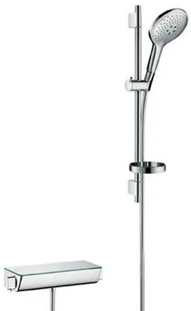 Hansgrohe Ecostat Select - Combi 0,65 m s ruční sprchou Raindance Select S 150 3jet, bílá/chrom, 27036400