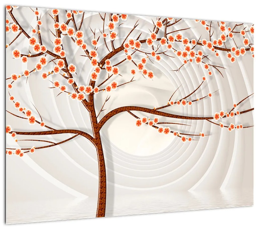 Skleněný obraz - Strom v nekonečnu (70x50 cm)