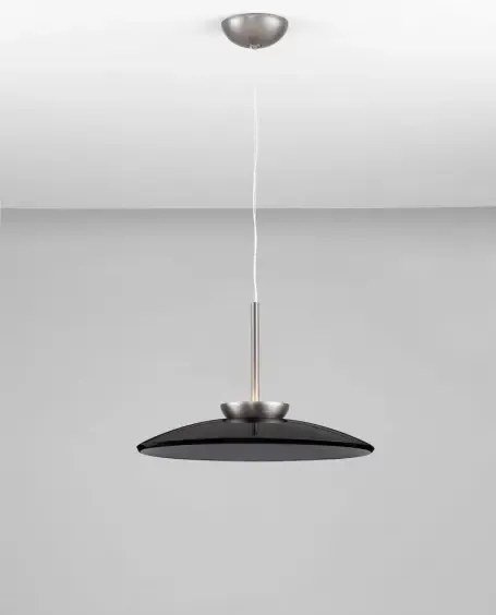 LED stmívatelný nikl designový lustr Esti