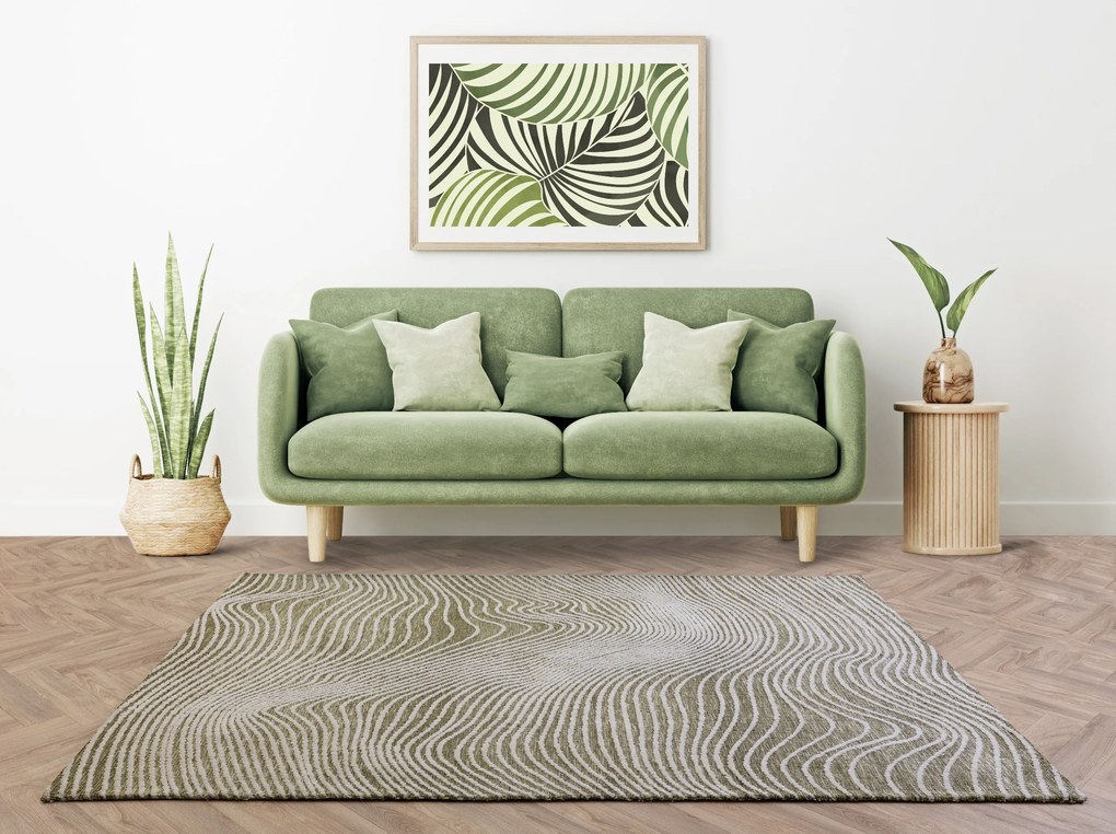 Tribeca Design Kusový koberec Arone Magnitude Sage Rozměry: 200x290 cm