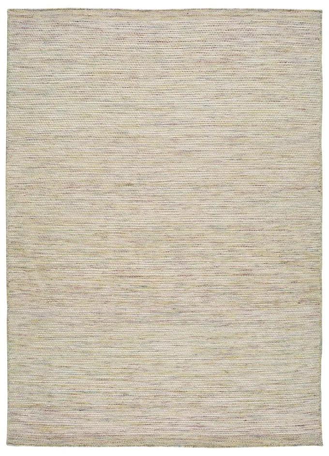 Béžový vlněný koberec Universal Kiran Liso, 60 x 110 cm