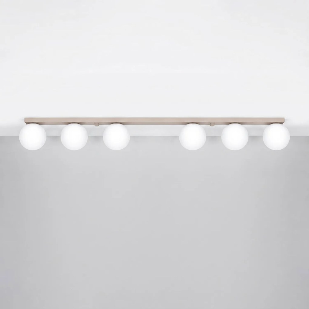 Sollux Lighting Stropní svítidlo YOLI 6 taupe