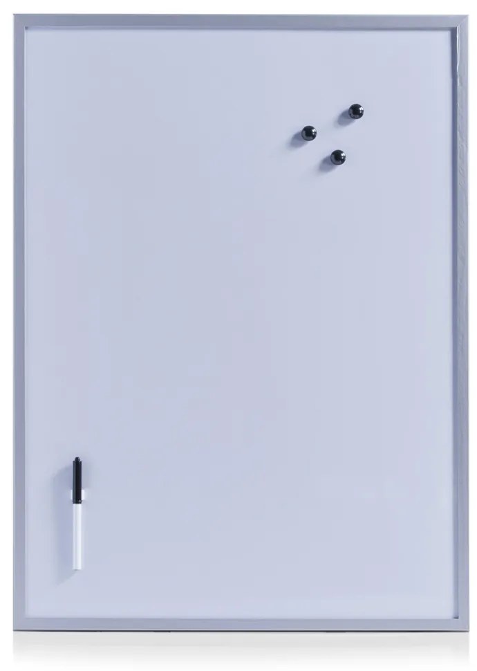 Magnetická poznámková tabule+3 magnety, 60x80 cm, ZELLER