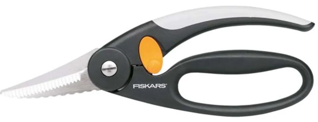 FISKARS Kuchyňské vybavení - Nůžky na ryby, délka 22 cm, černá 1003032