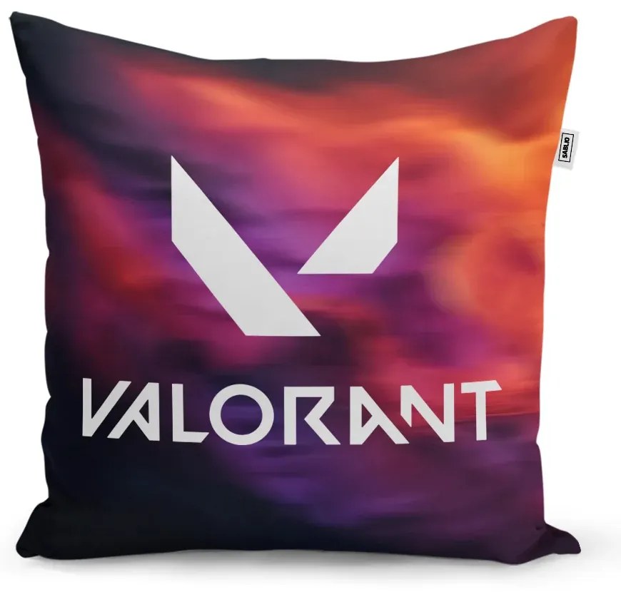 Sablio Polštář VALORANT Glow - 50x50 cm