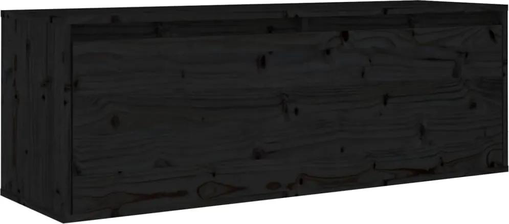 vidaXL TV skříňky 4 ks masivní borové dřevo [3100183] Barva: Šedá