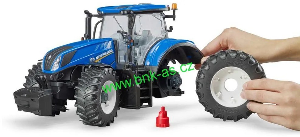 Bruder 03121 Traktor New Holland s čelním nakladačem