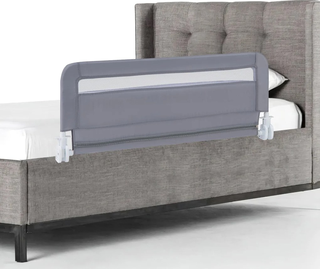 Costway Zábrana na postel pro batolata 100 cm skládací zábrana na dětskou